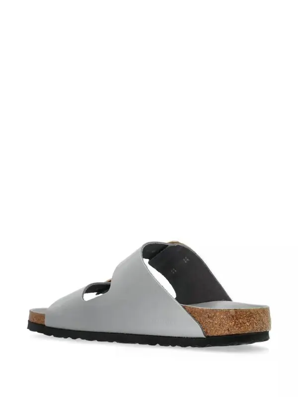 BIRKENSTOCK Arizona Big Buckle Slides - Grey