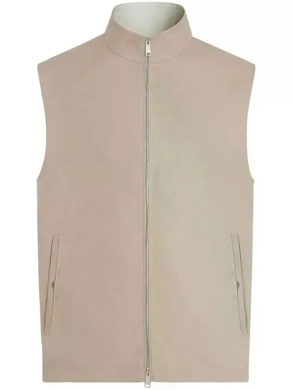 Zegna Oasi Lino Gilet - Neutrals