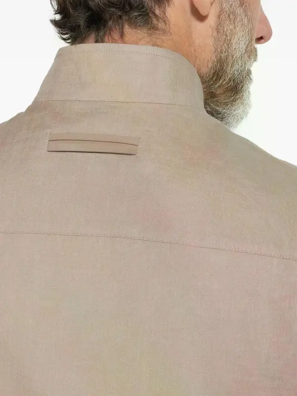 Zegna Oasi Lino Gilet - Neutrals