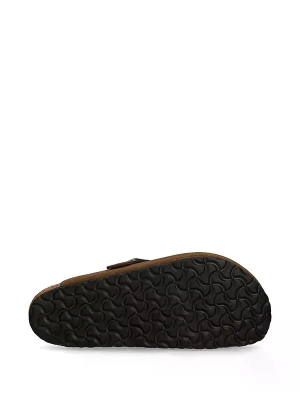 BIRKENSTOCK Boston Suede Slippers - Brown