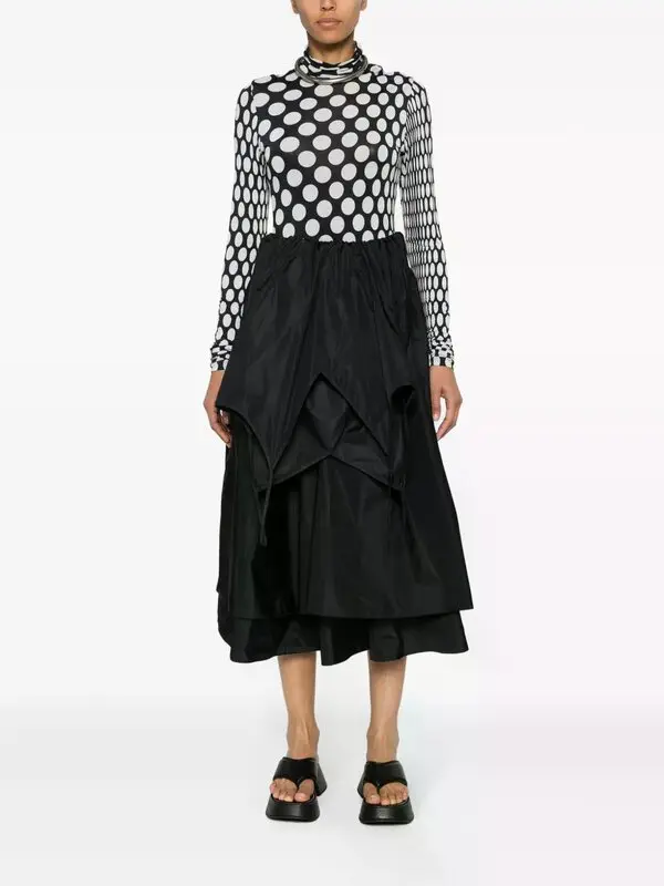 ALAINPAUL Pina Layered Midi Skirt