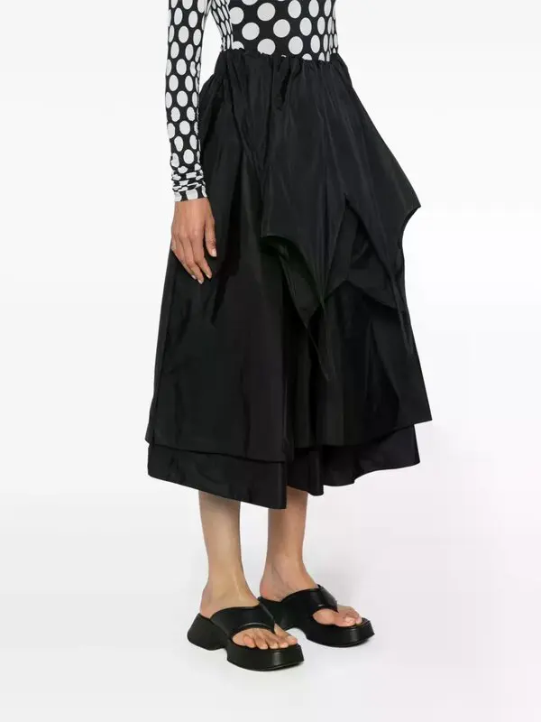 ALAINPAUL Pina Layered Midi Skirt