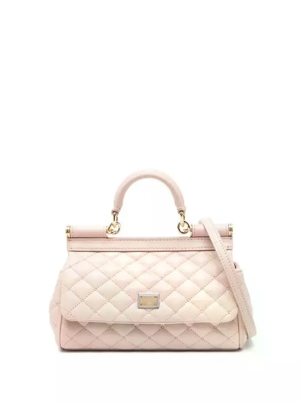 Dolce & Gabbana Mini Sicily Quilted Tote Bag