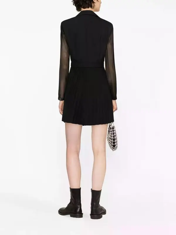 Sandro Panelled Blazer Dress With Asymmetrical Skirt