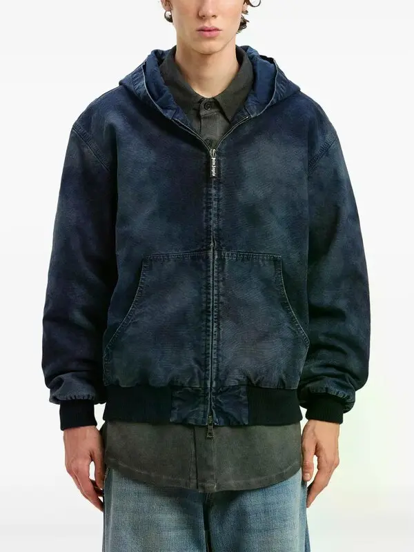 Palm Angels Curved-logo Hoodie