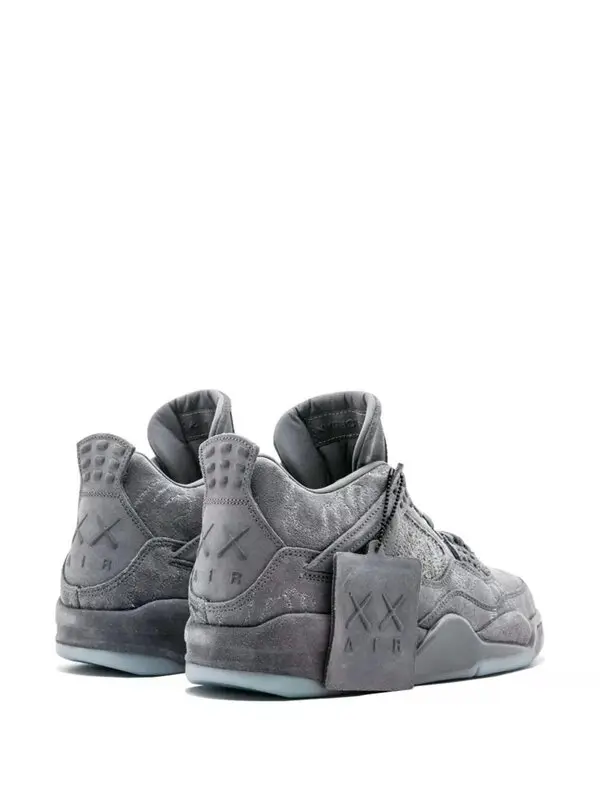 JORDAN X Kaws 4 Retro Sneakers - Grey