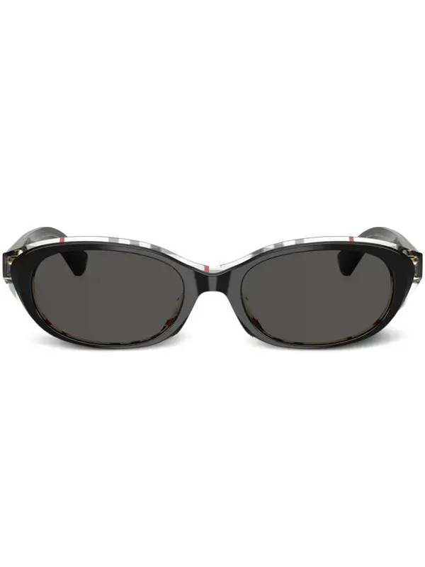 Burberry Rectangle Frame Sunglasses - Black
