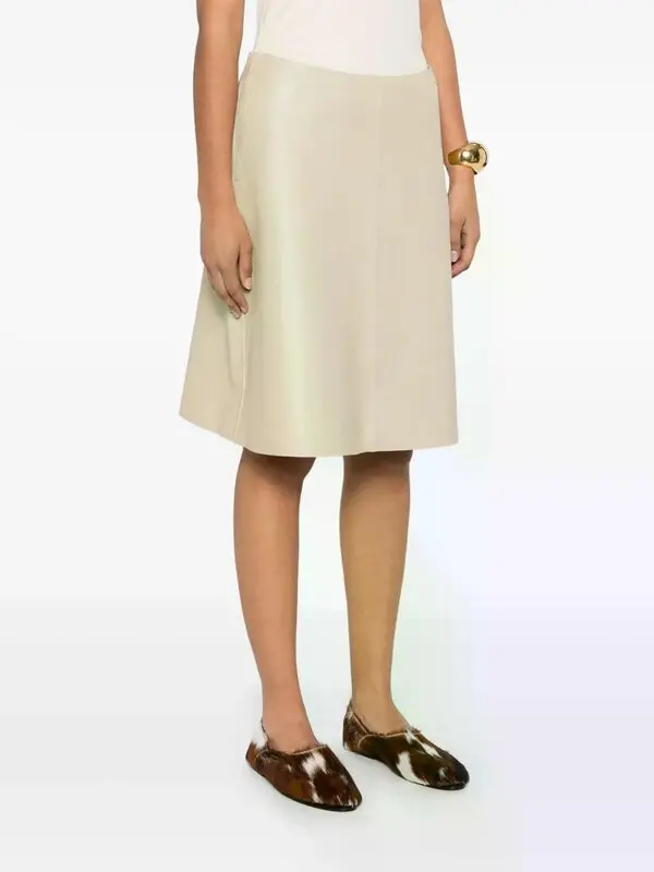 TOTEME Leather Mini Skirt