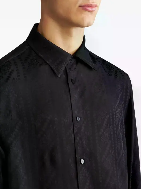 Etro Jacquard Silk Shirt