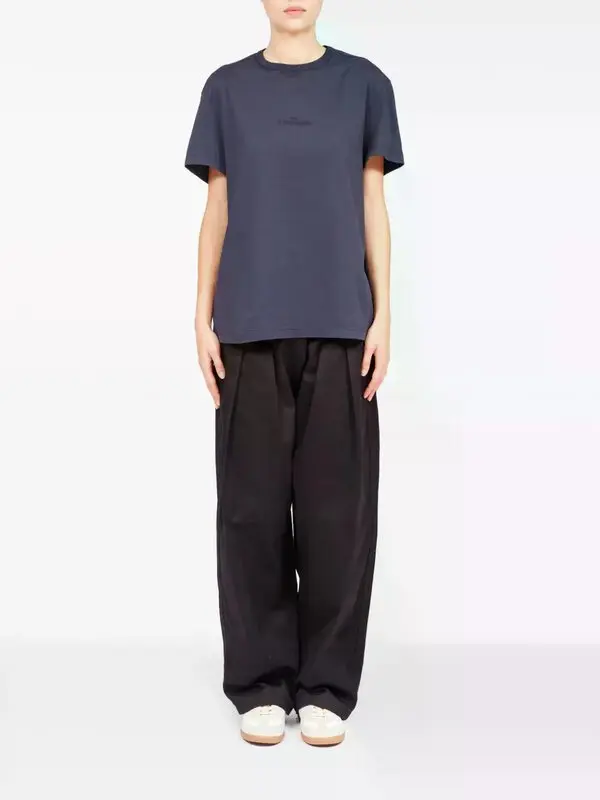 MAISON MARGIELA Logo-embroidered Cotton T-shirt