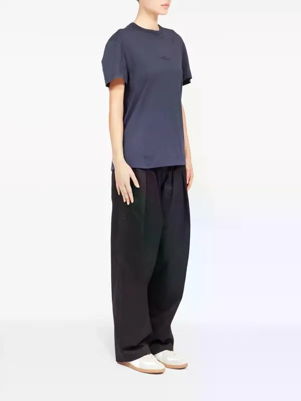 MAISON MARGIELA Logo-embroidered Cotton T-shirt