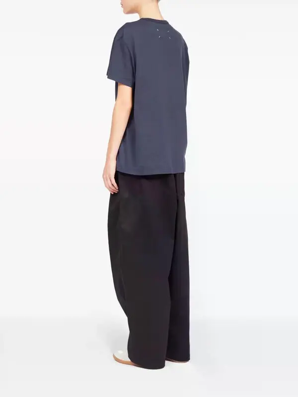 MAISON MARGIELA Logo-embroidered Cotton T-shirt