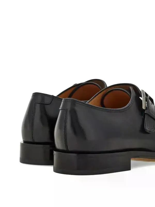 FERRAGAMO Buckled Monk Strap Shoes