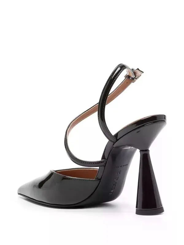 D'ACCORI 100mm Pointed-toe Leather Pumps