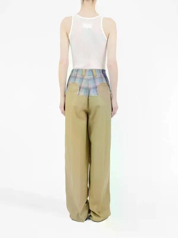 MAISON MARGIELA X Pendleton Yoke-detail Trousers