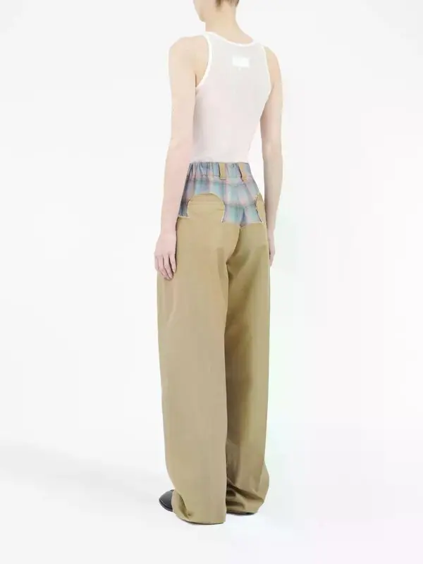 MAISON MARGIELA X Pendleton Yoke-detail Trousers