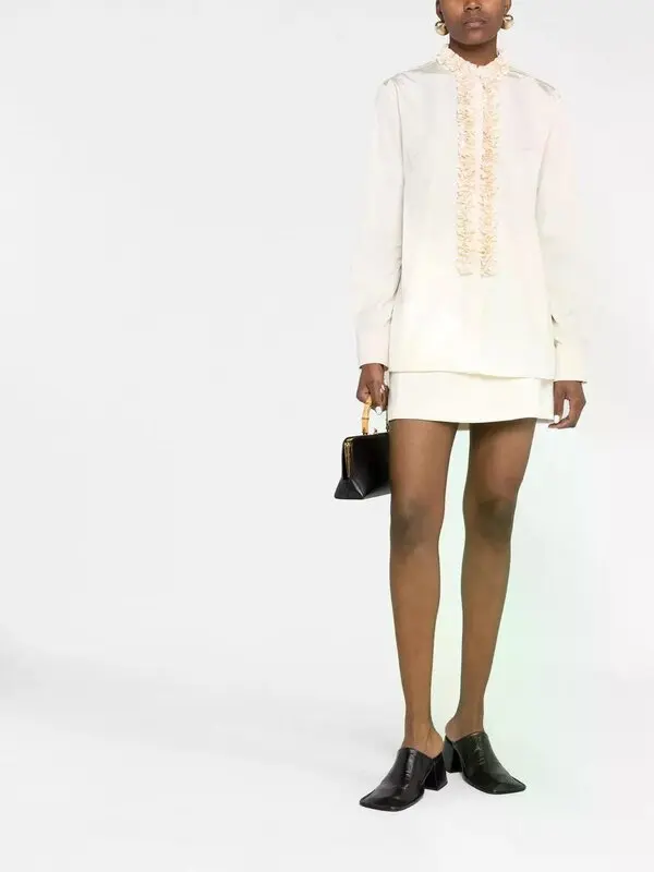JIL SANDER Ruffle-trim Blouse