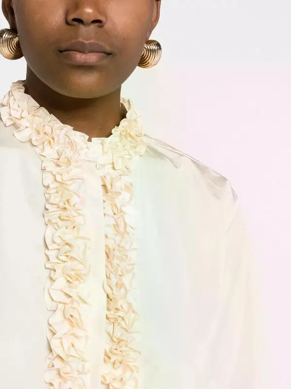 JIL SANDER Ruffle-trim Blouse