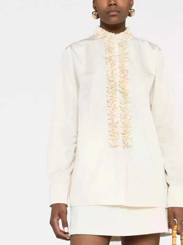 JIL SANDER Ruffle-trim Blouse