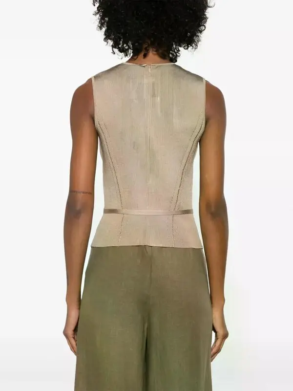Ralph Lauren Belted Tank Top