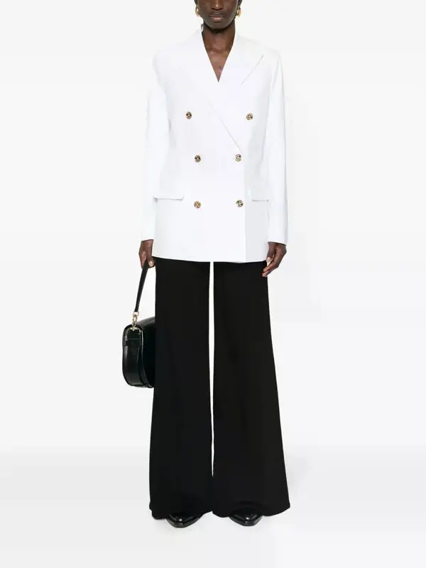 Michael Kors Crepe Double-breasted Blazer