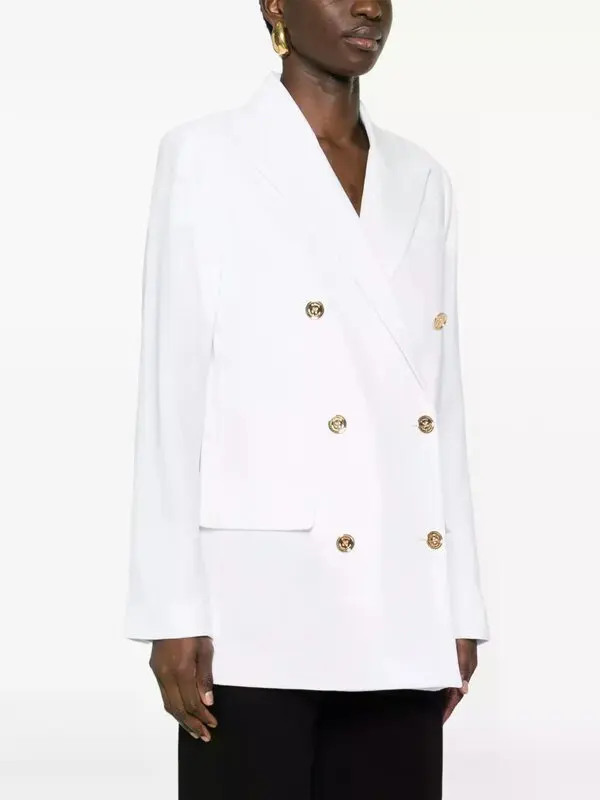 Michael Kors Crepe Double-breasted Blazer