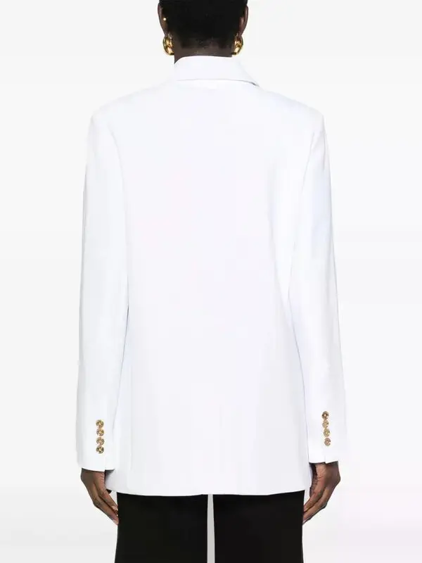 Michael Kors Crepe Double-breasted Blazer