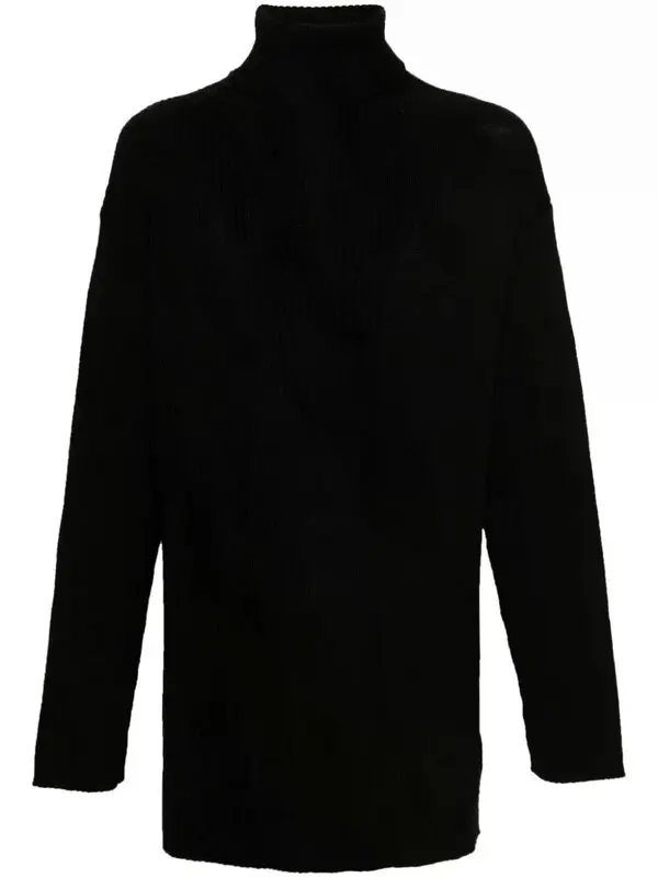 Yohji Yamamoto Ribbed-knit Turtleneck Sweater