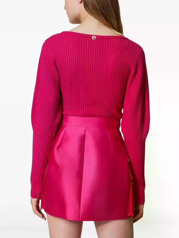 TWINSET Mikado Mini Skirt