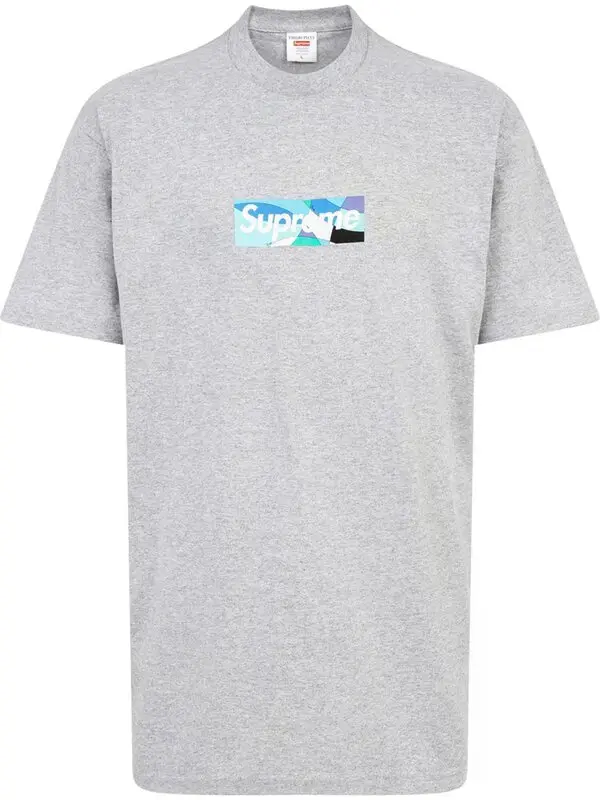 Supreme X Emilio Pucci Box Logo T-shirt - Grey