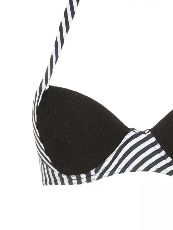 AMIR SLAMA Striped Underwire-cup Bikini