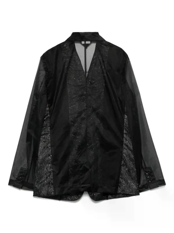 Comme Des Garçons Chiffon Blazer