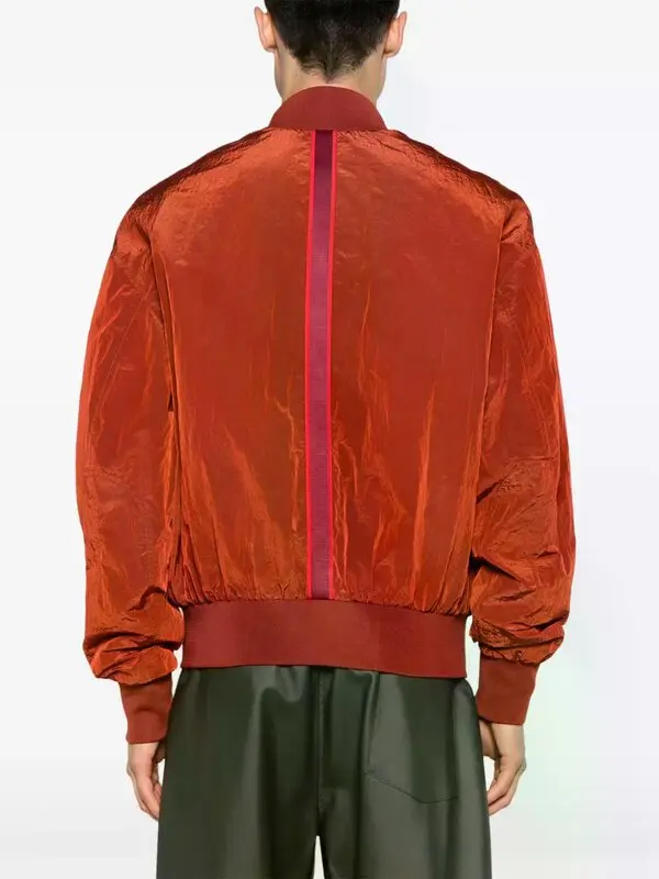 FERRARI Reflective-effect Zip-up Bomber Jacket