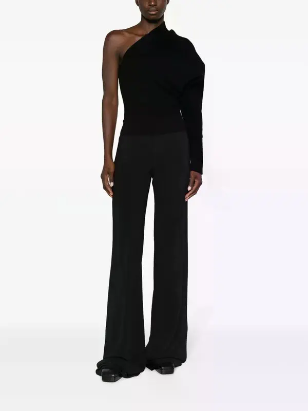 Rick Owens One-shoulder Ribbed-knit Jumper