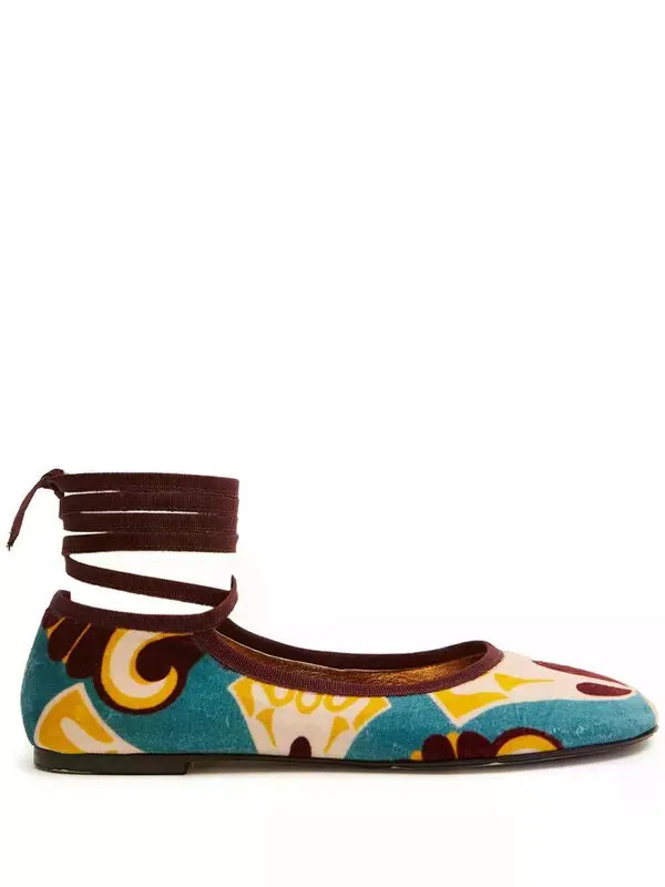 La DoubleJ Winter Ballerina Shoes - Blue