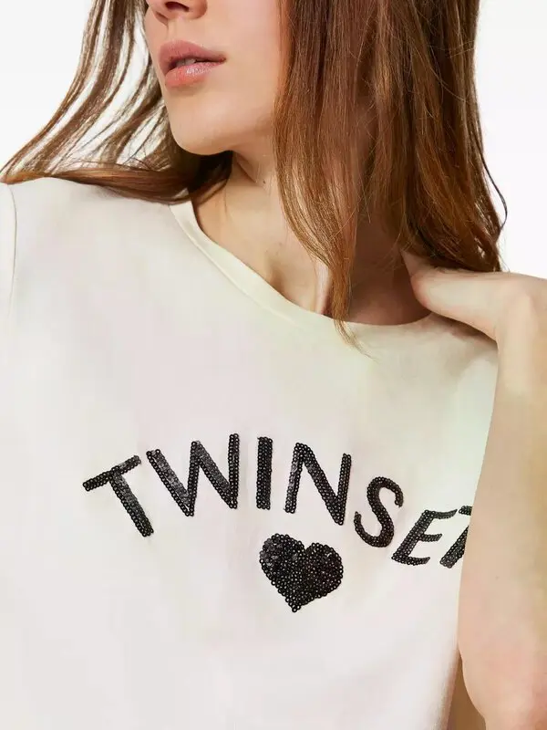 TWINSET Logo-embellished T-shirt