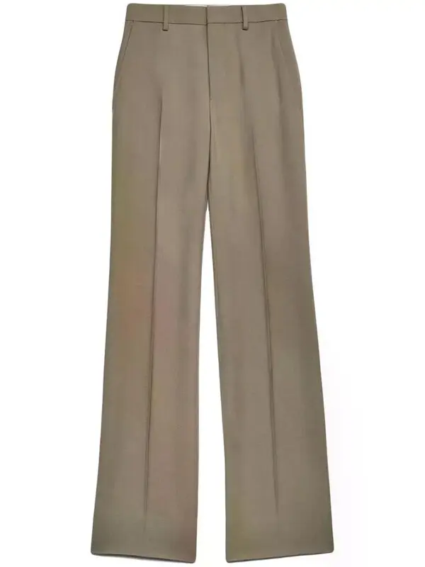 AMI Paris Wide-leg Virgin Wool Trousers