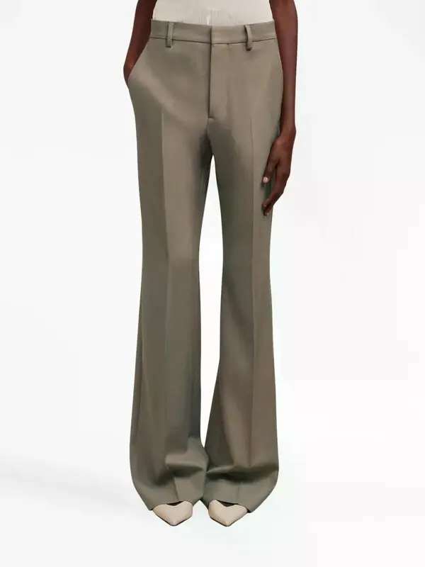 AMI Paris Wide-leg Virgin Wool Trousers