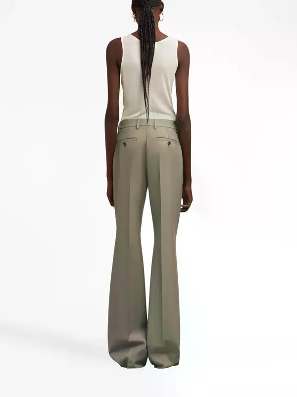 AMI Paris Wide-leg Virgin Wool Trousers
