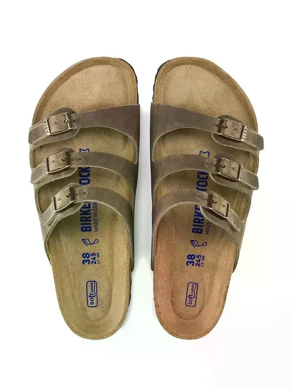 BIRKENSTOCK Florida Slides - Brown