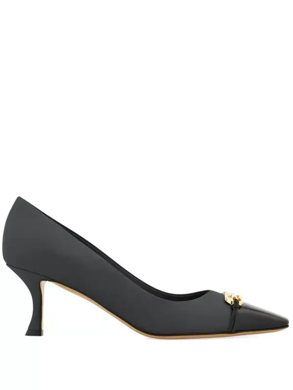 FERRAGAMO 60mm Gancini-plaque Pumps