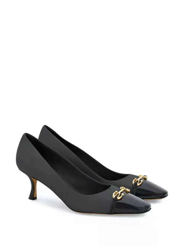 FERRAGAMO 60mm Gancini-plaque Pumps