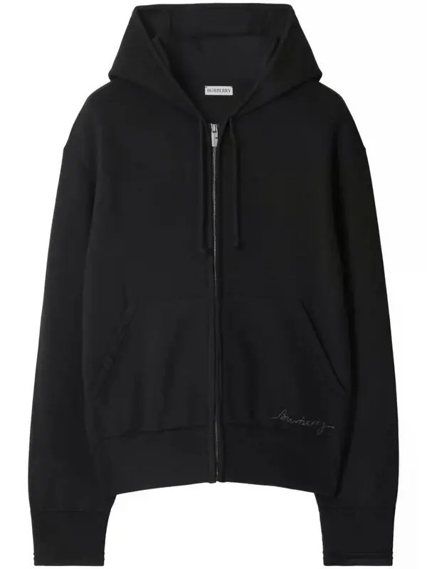Burberry Logo-embroidered Wool-blend Jacket