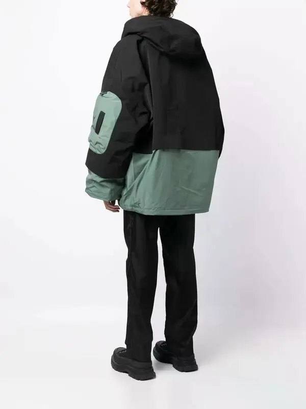 A. A. SPECTRUM Zip-up Padded Down Jacket