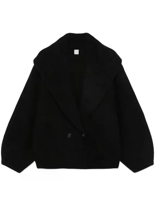 TOTEME Shawl-lapels Cardigan - Black