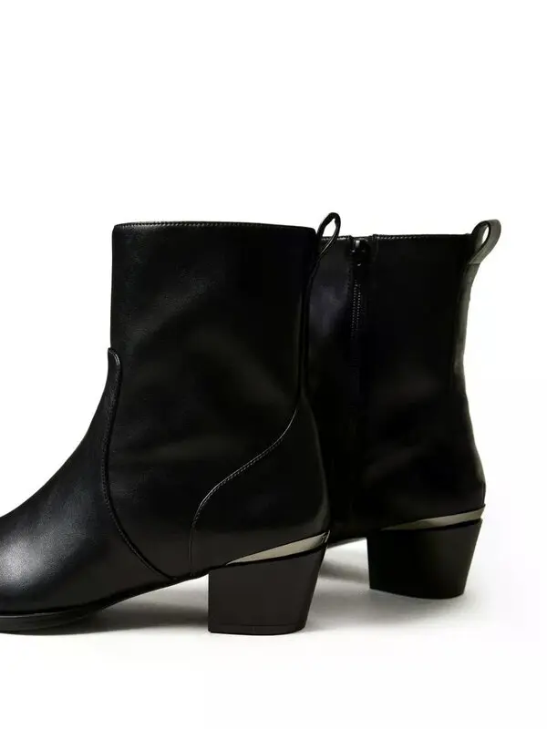 TWINSET 50mm Laminated-panel Cowboy Boots