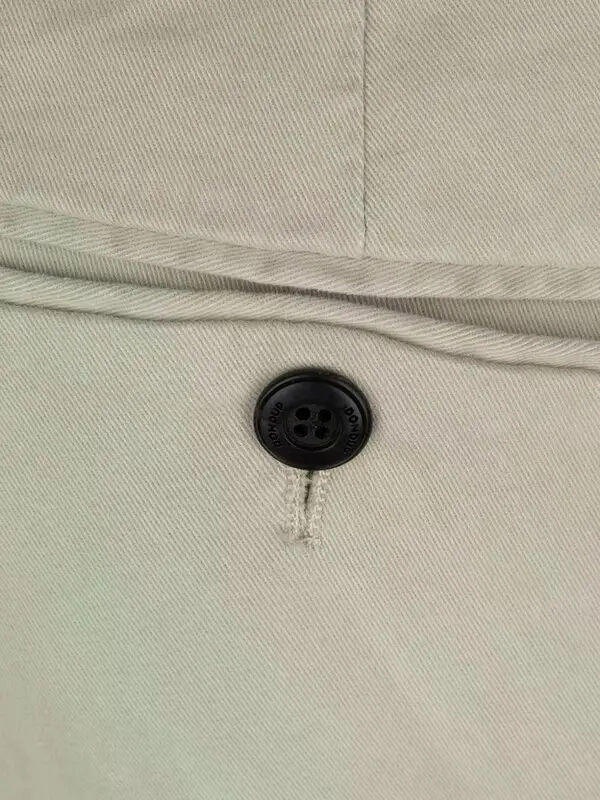 DONDUP Logo-plaque Trousers - Neutrals
