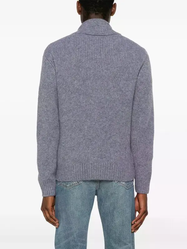 TOM FORD Shawl-collar Ribbed Cardigan