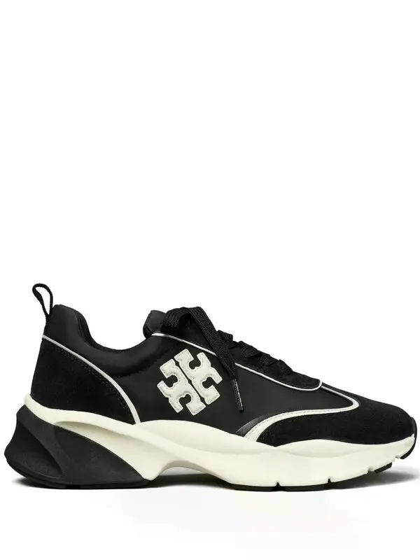 Tory Burch Good Luck Panelled Sneakers - Black