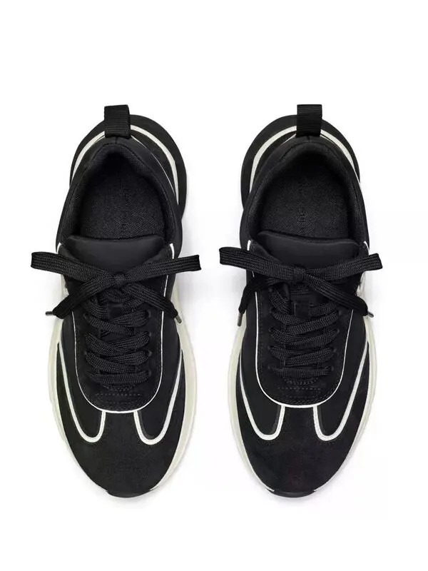 Tory Burch Good Luck Panelled Sneakers - Black